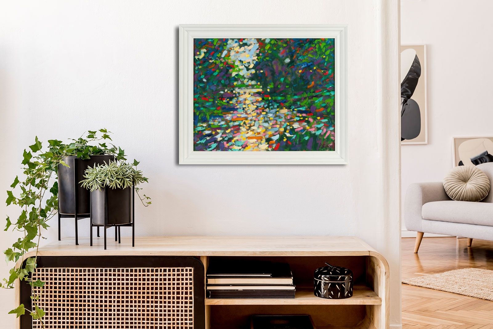 Paul Stephens | RIVER BLACKWATER, SETTING SUN | MutualArt