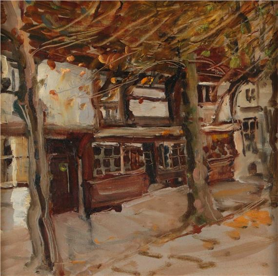 Frederick William Hull | OLD SHOP FRONT | MutualArt
