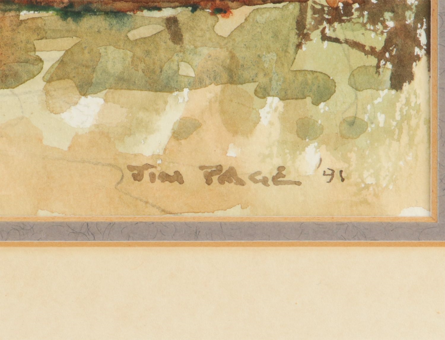 Jim Page | COLDSTREAM FROM WARK ROAD (1991) | MutualArt