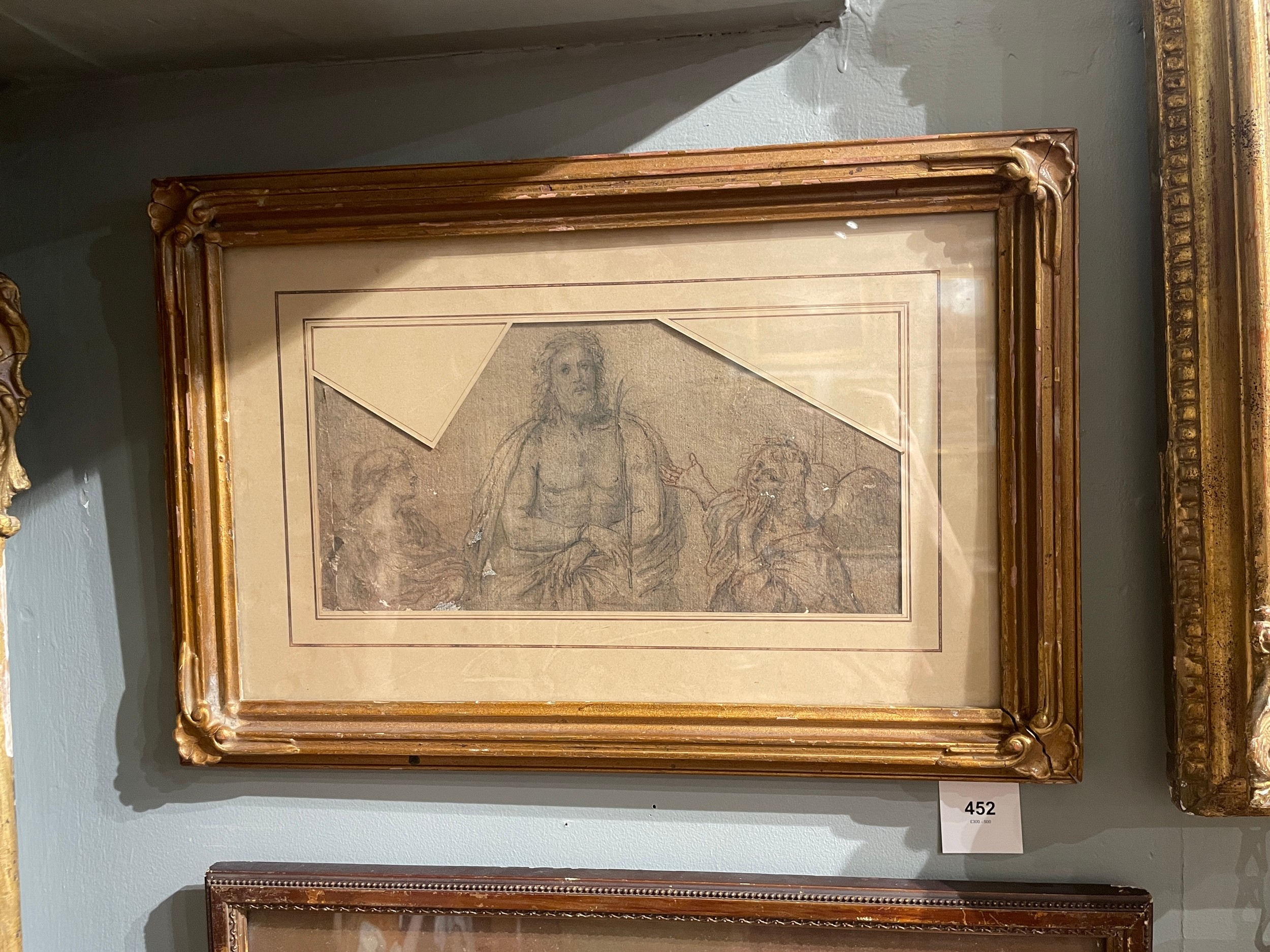 Francesco Albani | Study of Christ flanked by two angels | MutualArt