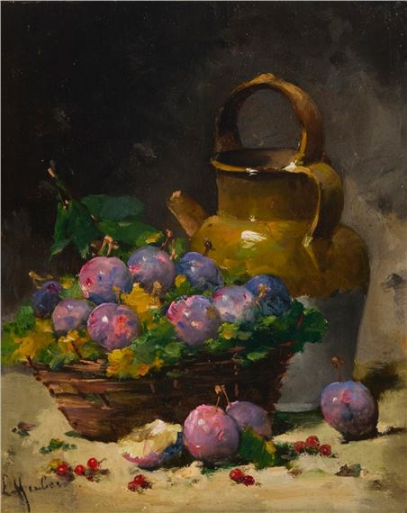 Leon Charles Huber | Still life with fruit | MutualArt