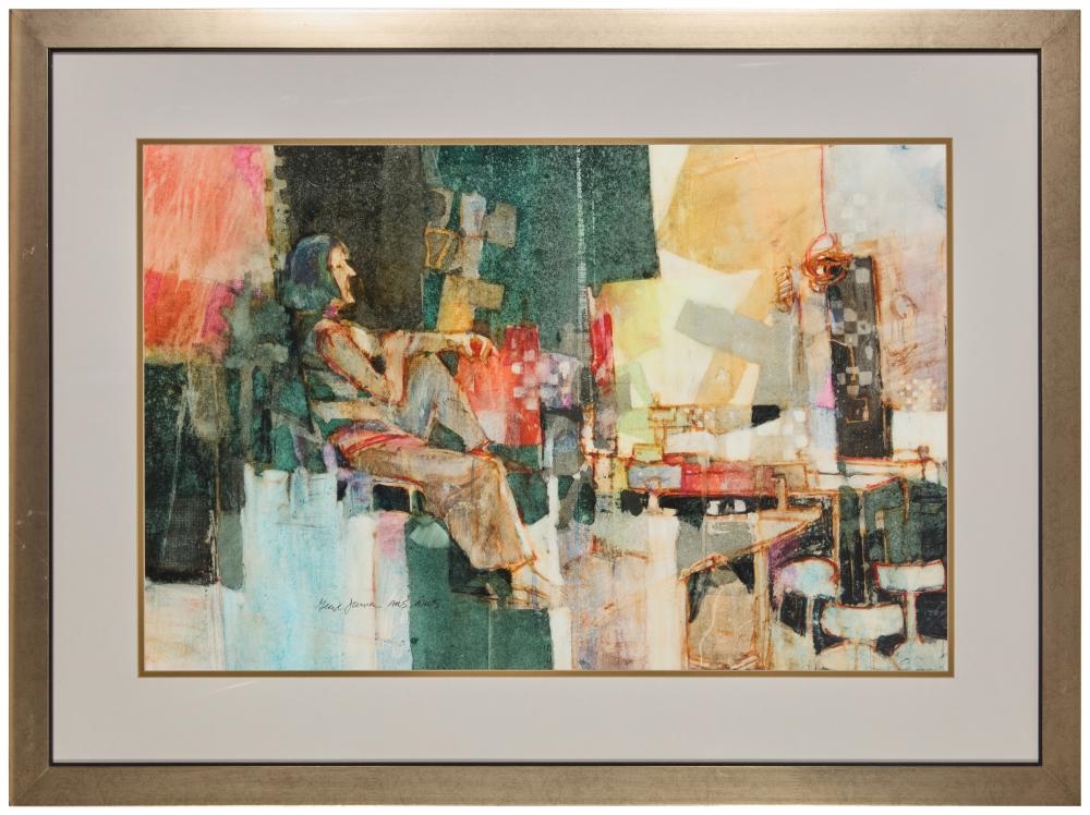 George James | Abstract figural composition | MutualArt