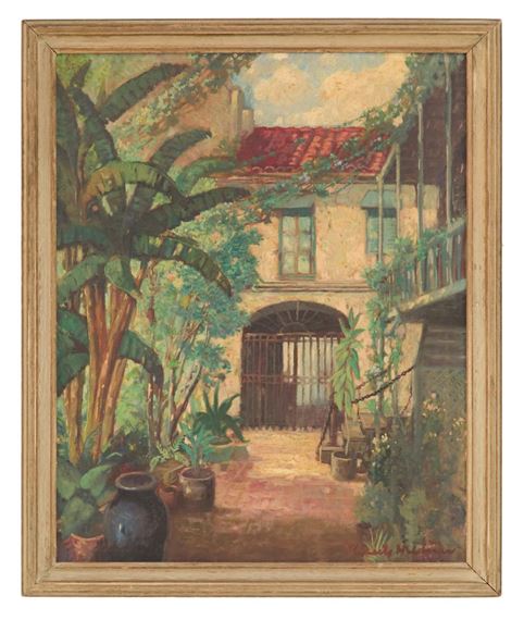 Knute Heldner | French Quarter Courtyard | MutualArt