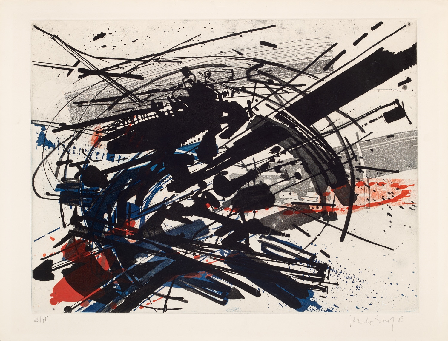 Kurt Rudolf Hoffmann‏ Sonderborg | O.T. 1958 (1958) | MutualArt