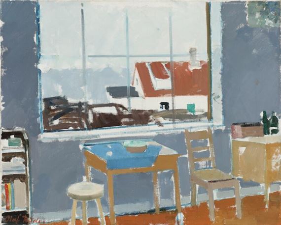 Olaf Rude | View from the artist's studio in Allinge on Bornholm ...