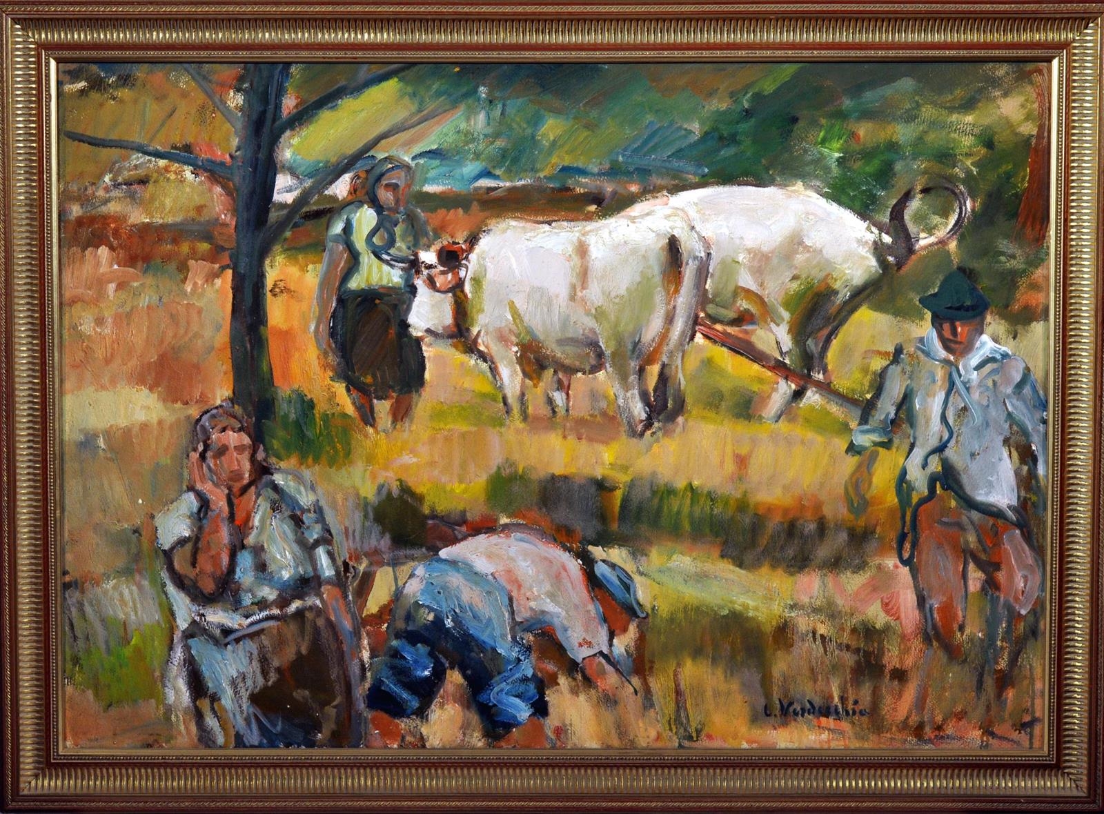 Carlo Verdecchia | Scena di campagna | MutualArt