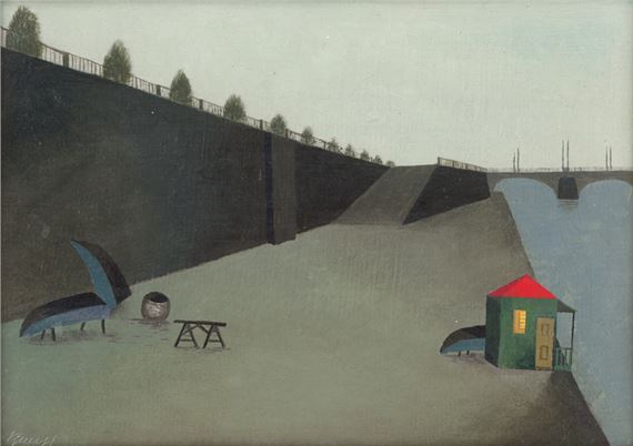 Vlastimil Benes | Haus am Fluss | MutualArt