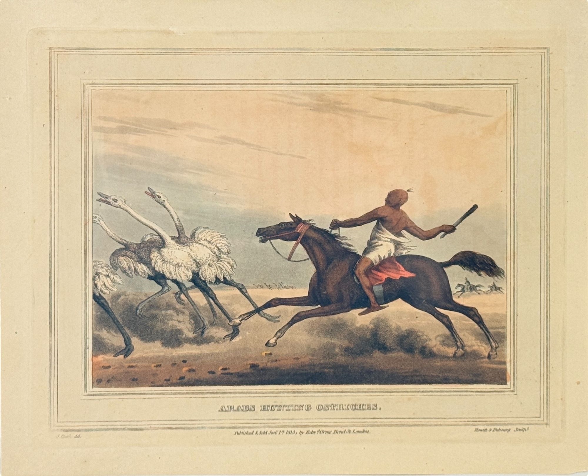 William Samuel Howitt | Arabs Hunting Ostriches | MutualArt