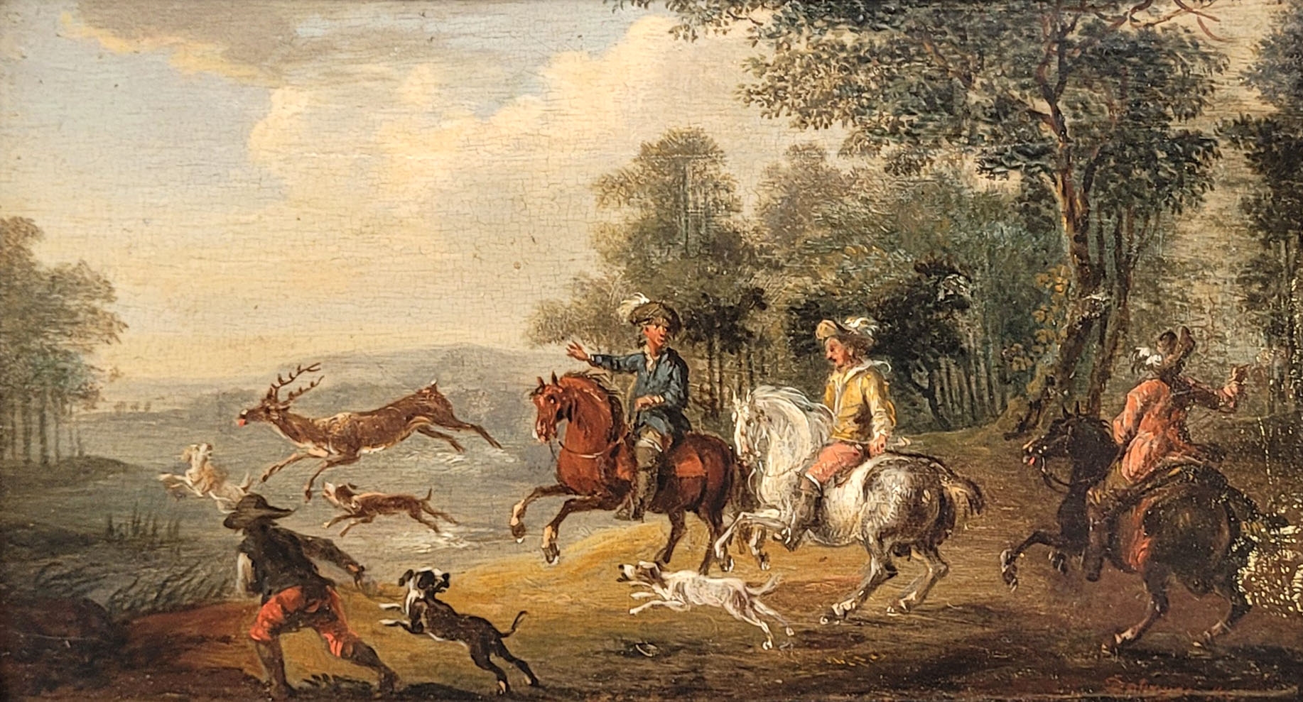 Franz Theodor Dallinger | Hirschjagd | MutualArt