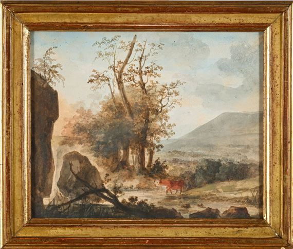 French School, 19th Century | Animated landscape (Early 19th Century ...