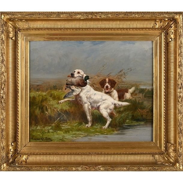 Jules Bertrand Gélibert | Hunting in the marsh | MutualArt