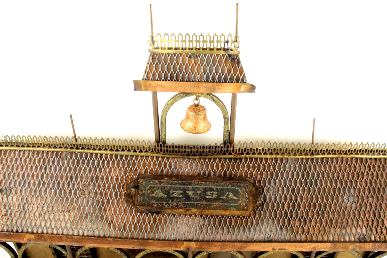 Curtis Jeré | Vintage MCM Curtis Jere Azusa Train Station Metal Wall ...