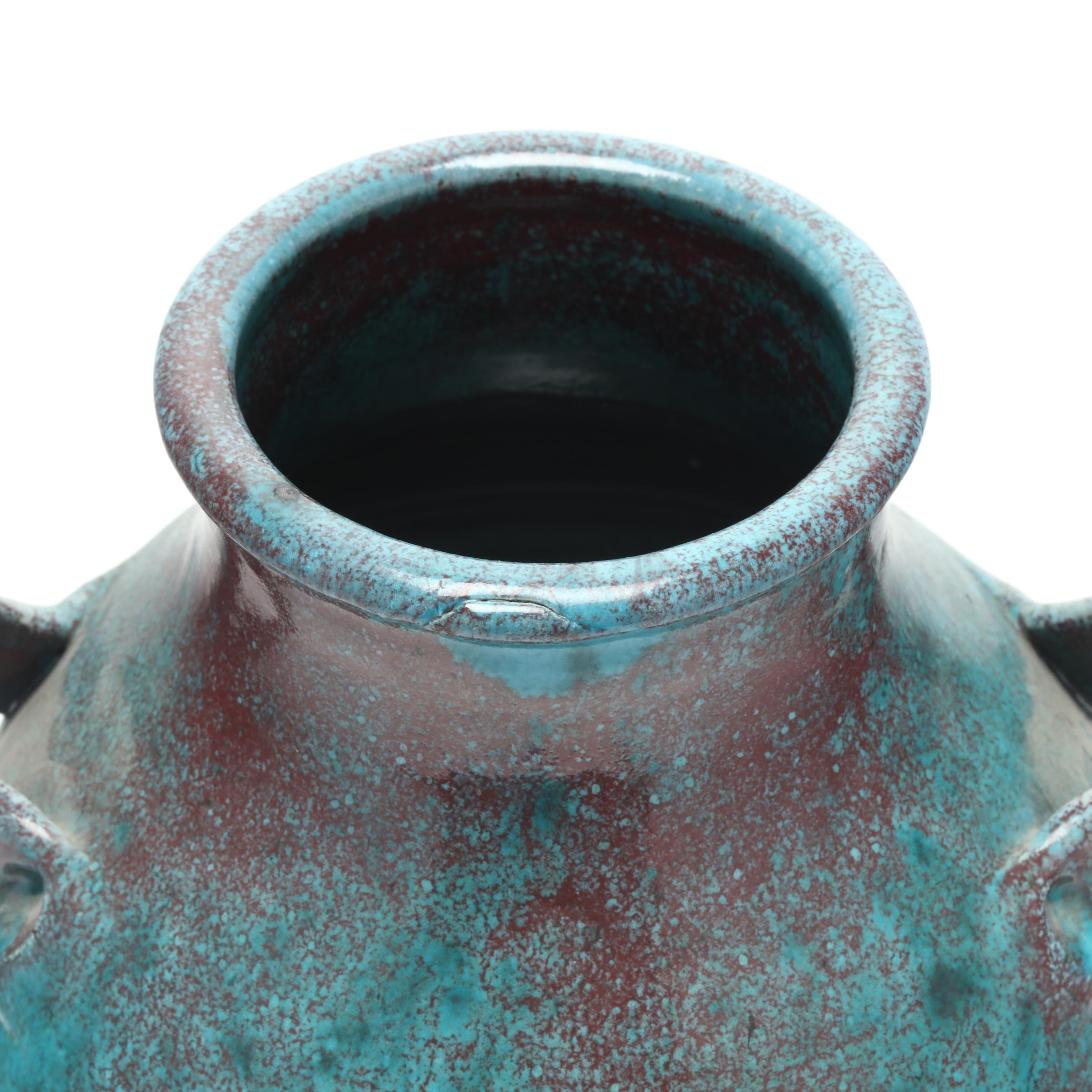 Ben Owen III | Near Pair of Chinese Blue Vases (1989) | MutualArt