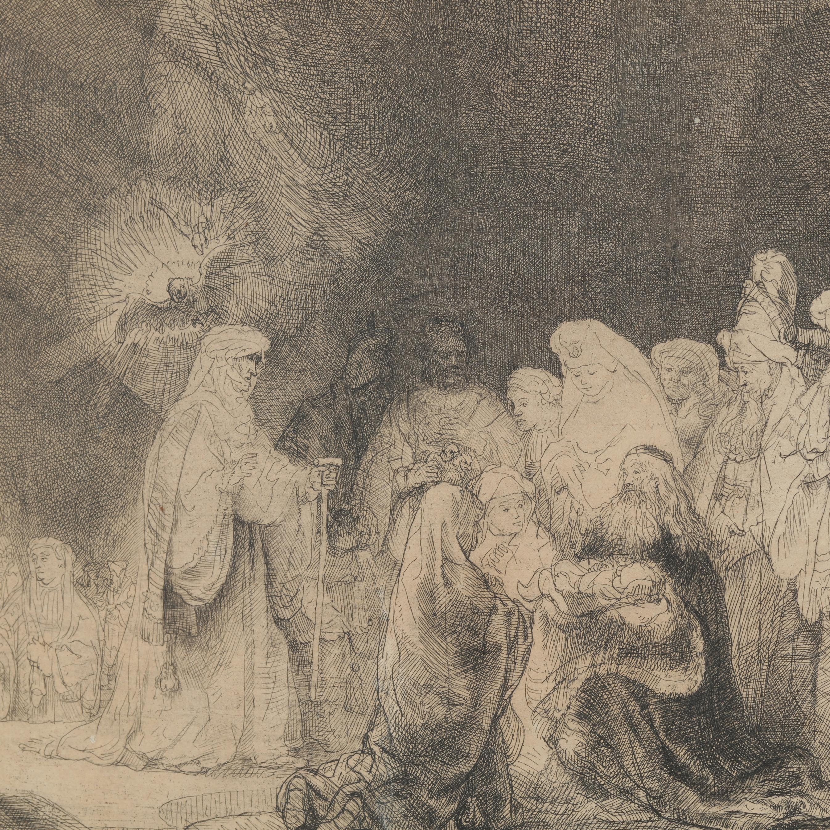 Rembrandt van Rijn | The Presentation in the Temple (Circa 1640 ...