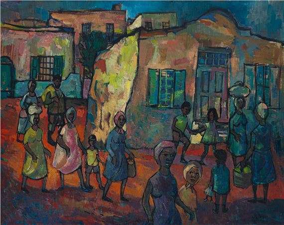 James Vicary Thackwray | Cape Street Scene | MutualArt