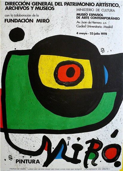 Joan Miró | expo Madrid (1978) | MutualArt