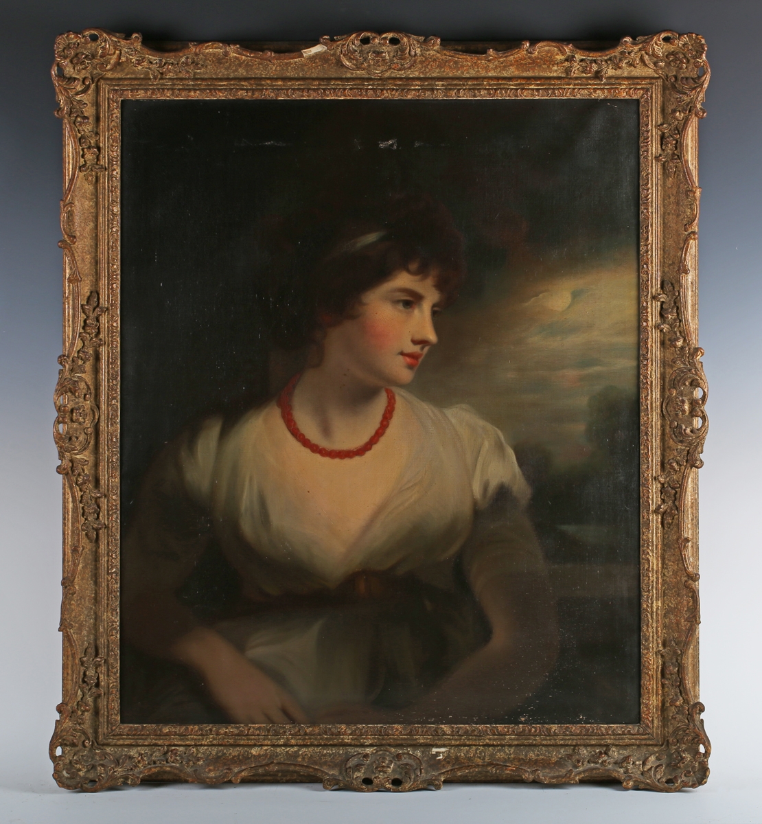John Hoppner | Half-length portrait of Jane Elizabeth Harley, Countess ...
