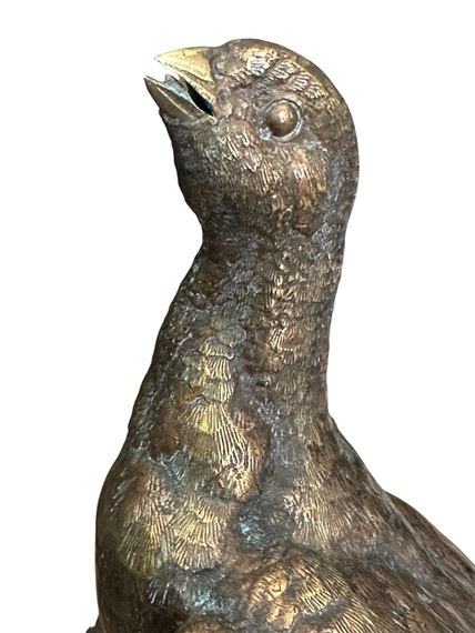Jules Moigniez | Bronze Sculpture Bird Quail Gouse (1835) | MutualArt