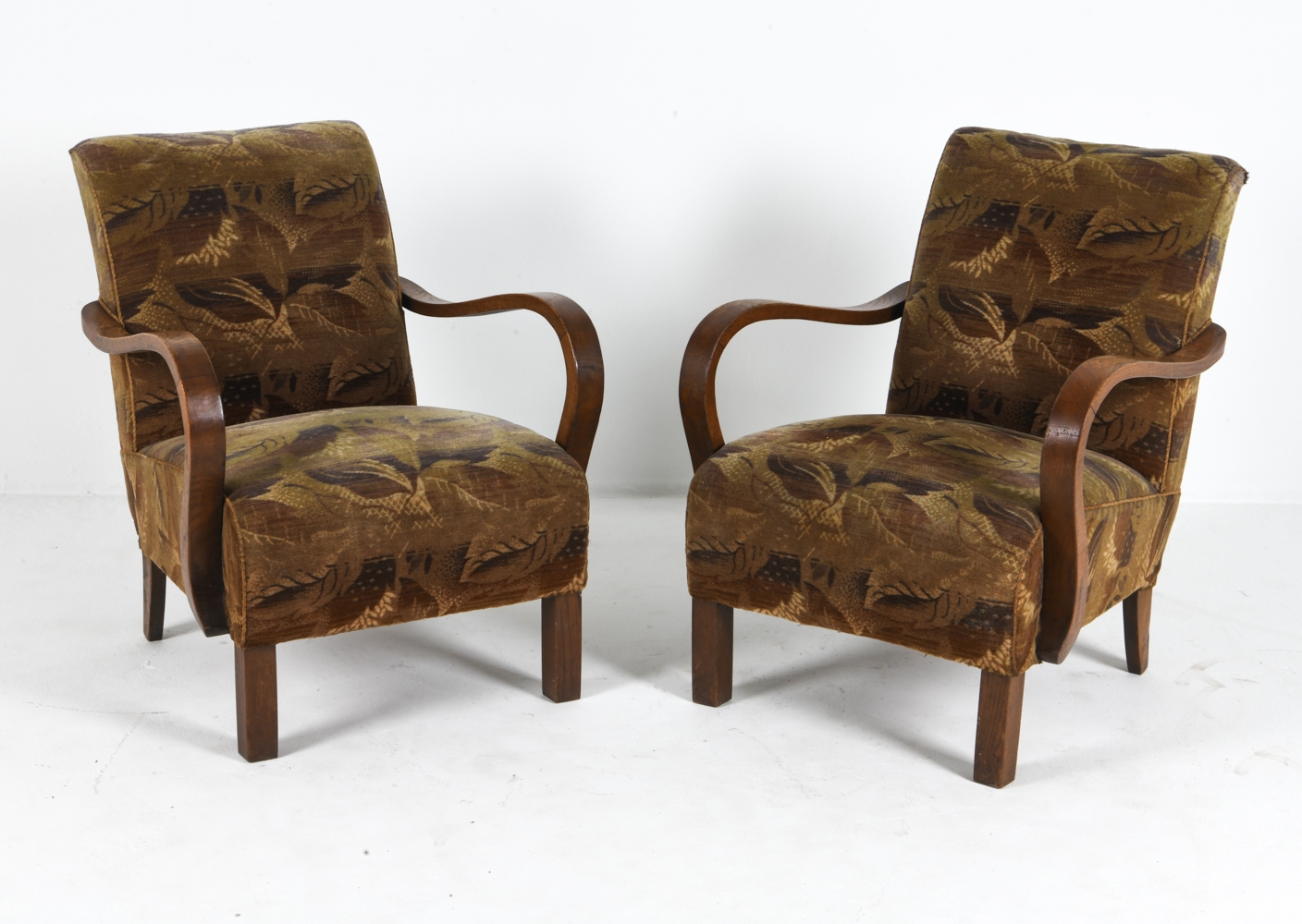 Jindrich Halabala | PAIR OF JINDRICH HALABALA STYLE LOUNGE CHAIRS ...
