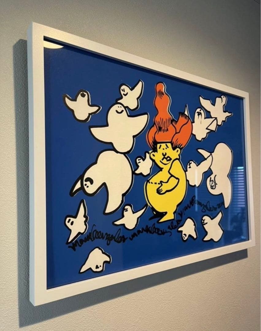 Mark Gonzales | Mark Gonzales Signed Original Drawings Gonz Art Silkscreen Print Framed Limited ...
