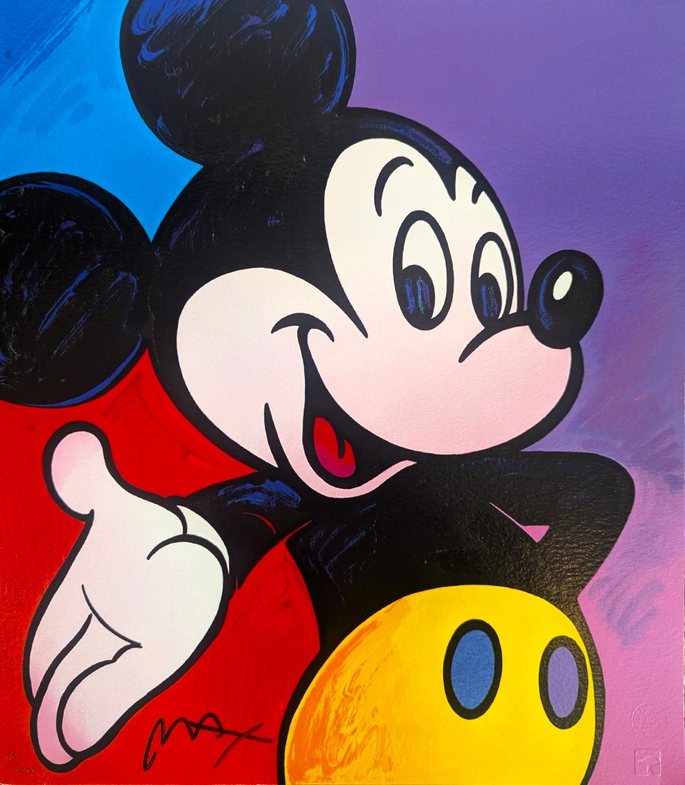 Peter Max | Mickey Mouse (1995) | MutualArt