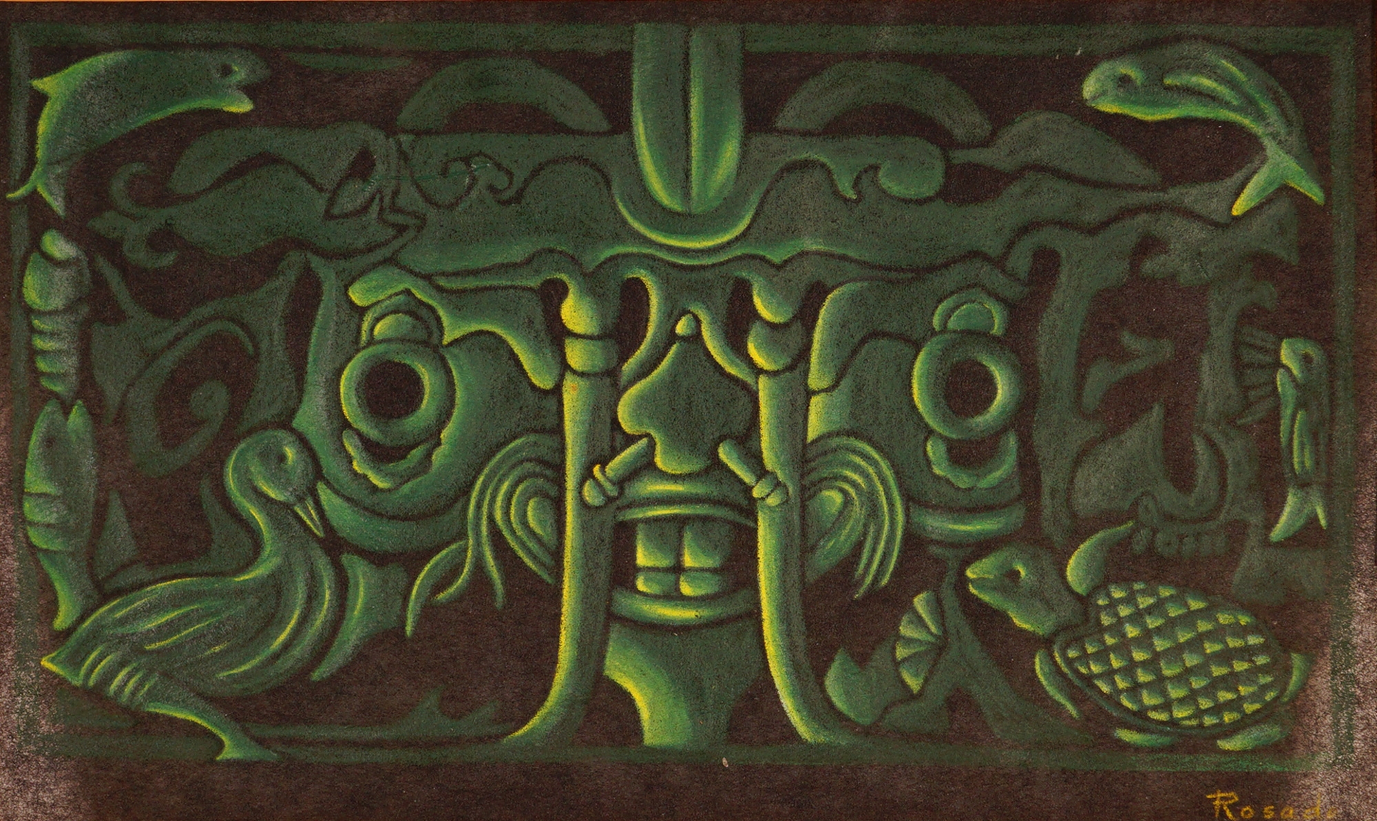 Julio Rosado del Valle | Pastel Totem Composition | MutualArt