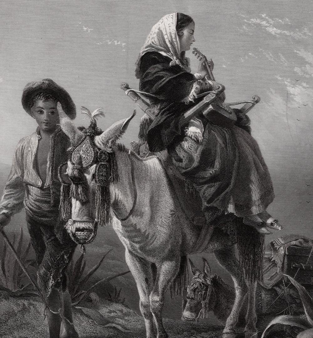 Richard Ansdell | Spanish Peasants (1854) | MutualArt