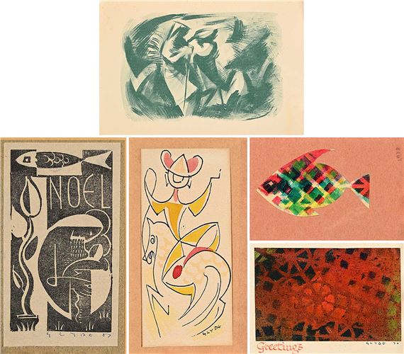 Henry George Glyde | Five Christmas and Greeting Cards | MutualArt