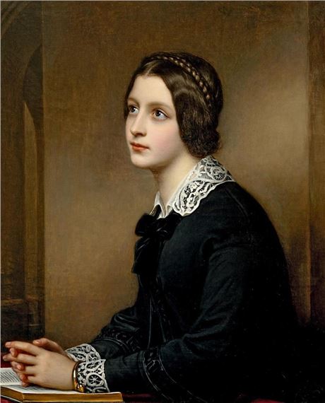 Joseph Stieler | Porträt der Maria Dietsch (1851) | MutualArt