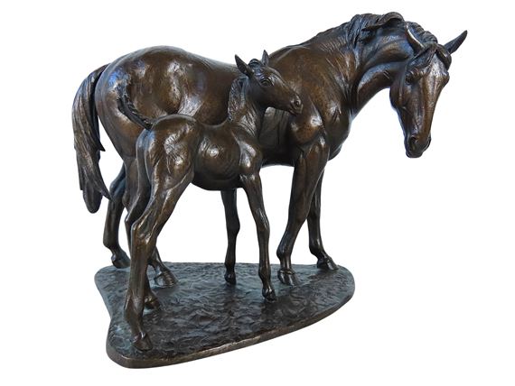Doris Lindner | MARE & FOAL | MutualArt