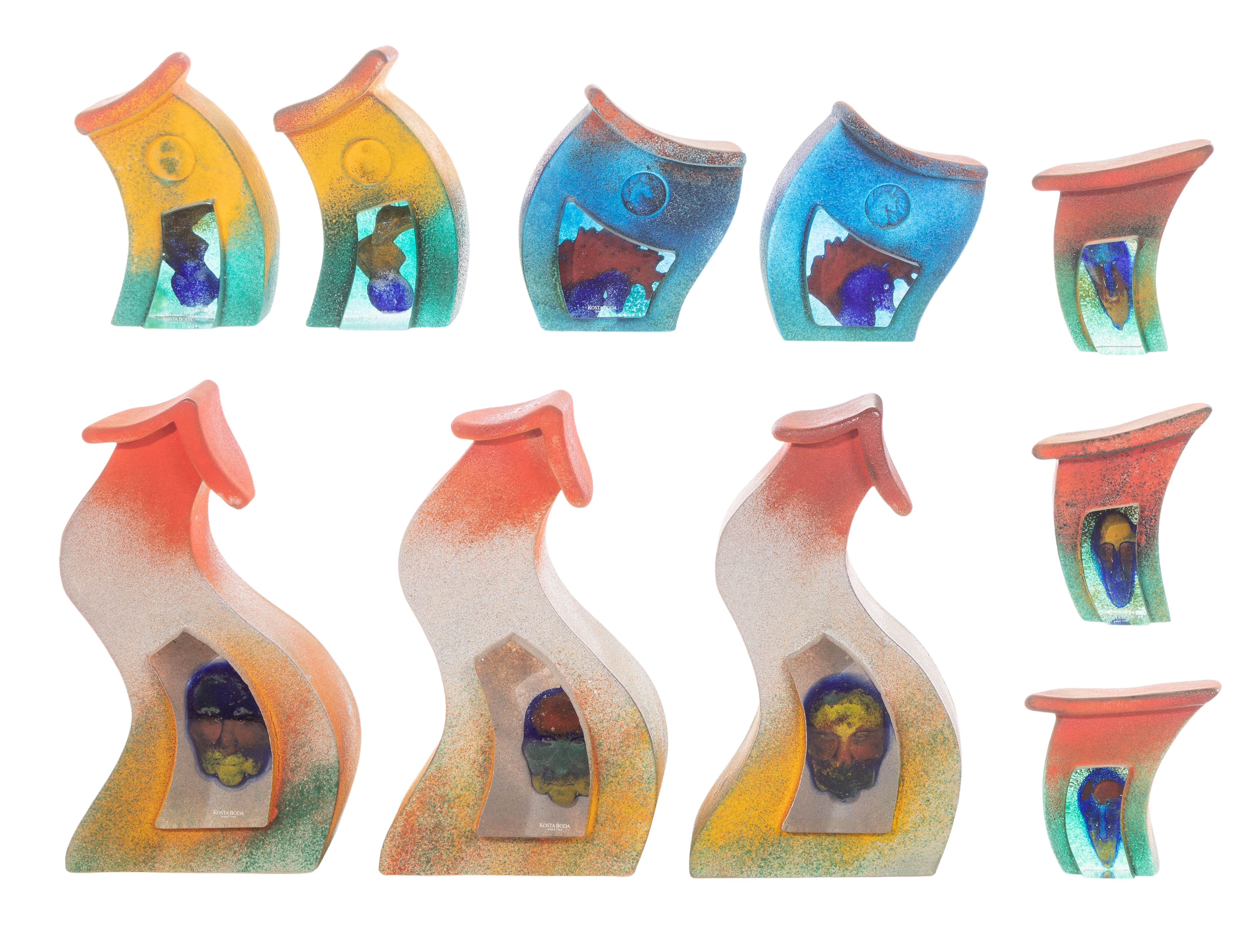 Kjell Engman | Kjell Engman for Kosta Boda Art Glass Sculpture ...