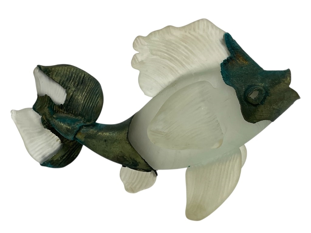 Filip Ravert | SIGNED ART GLASS FISH SCULPTURE | MutualArt