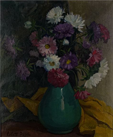 Colette Pujol | Vaso com flores | MutualArt