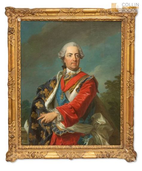 Louis-Michel Van Loo | Portrait of Louis XV in armor (1769) | MutualArt