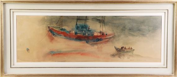 José Augusto Castro | Barcos na Afurada - Rio Douro (1988) | Compare ...