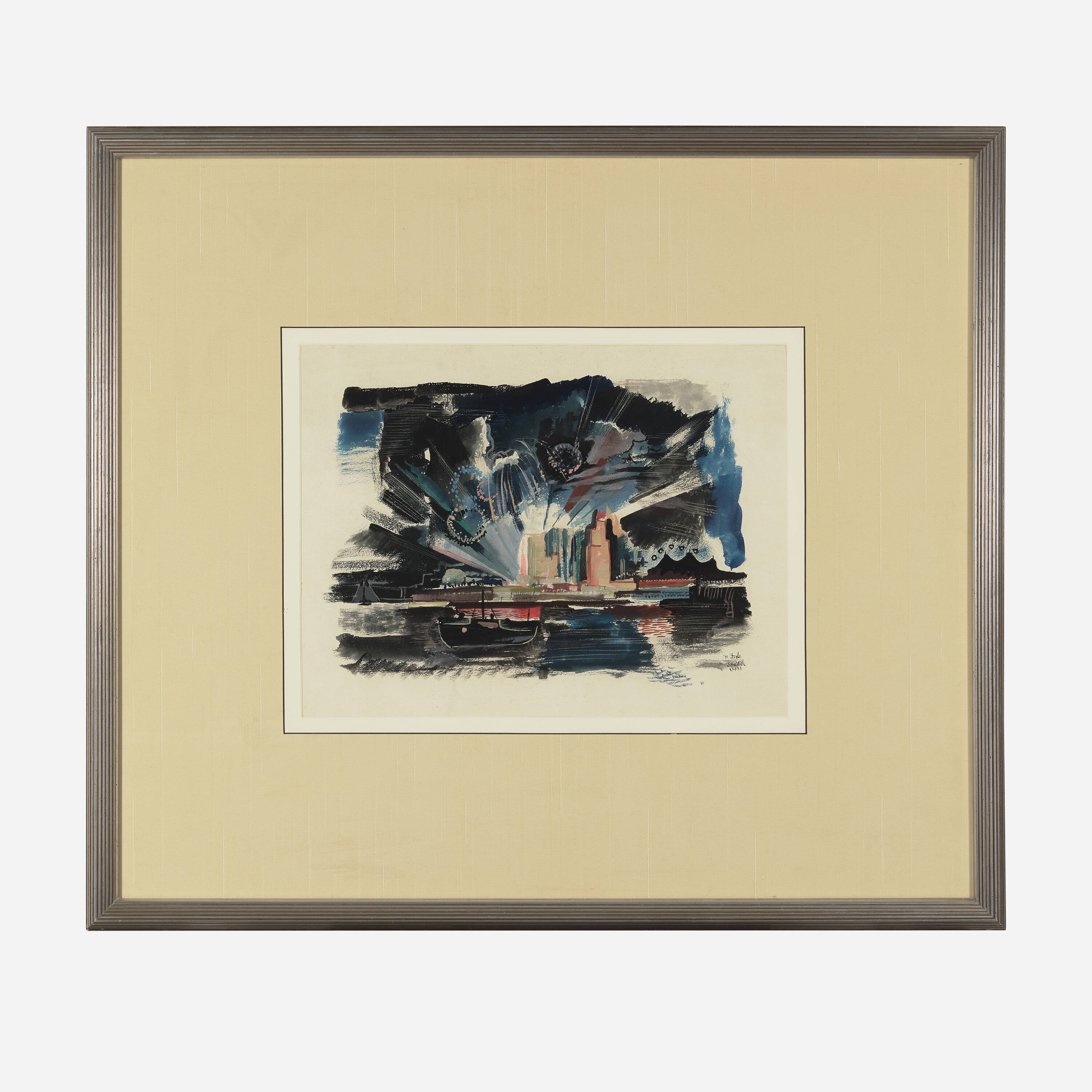 Edgar Miller | Untitled (drawing for The Century of Progress (1933 ...