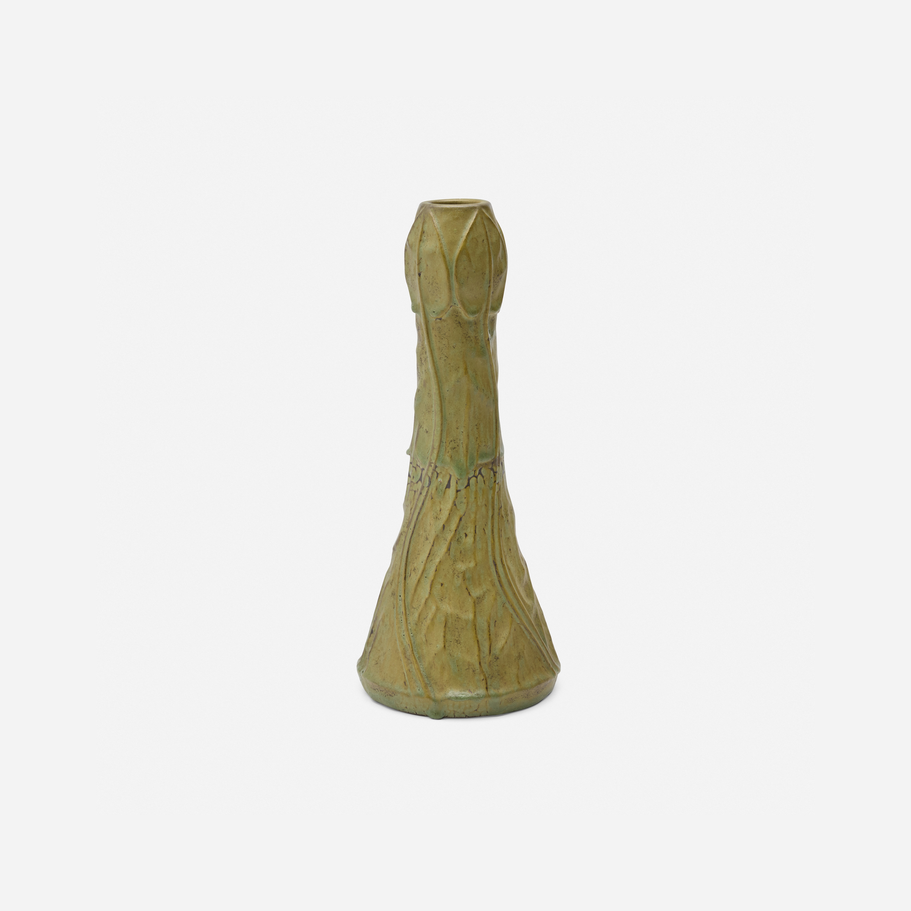 William J. Walley | Candlestick with pickerelweed leaves (1898 - 1919 ...
