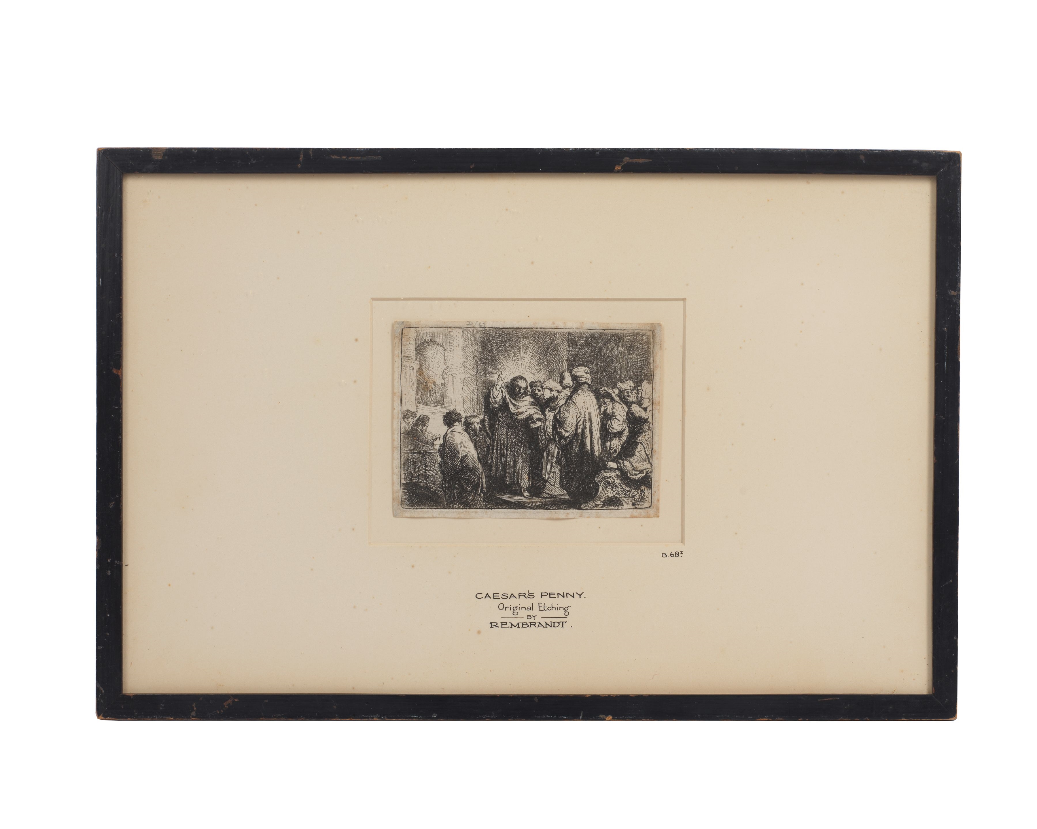 Rembrandt van Rijn | The Tribute Money (Circa 1634) | MutualArt