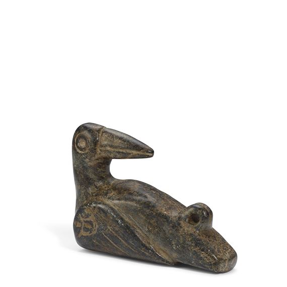Native American School | An Eastern Woodlands stone bird effigy pipe ...