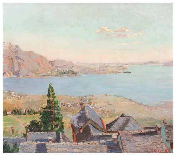 Alfredo Belcastro | Veduta del Lago Maggiore | MutualArt