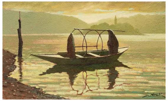 Bruno Artioli | Lago Maggiore - Isola dei Pescatori (1990) | MutualArt