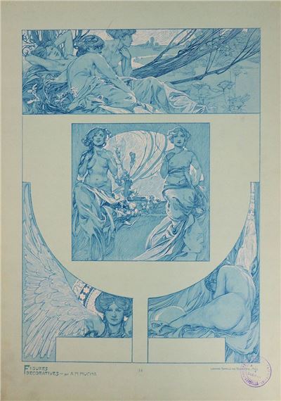 Alphonse Mucha Female Nudity 1905 Mutualart