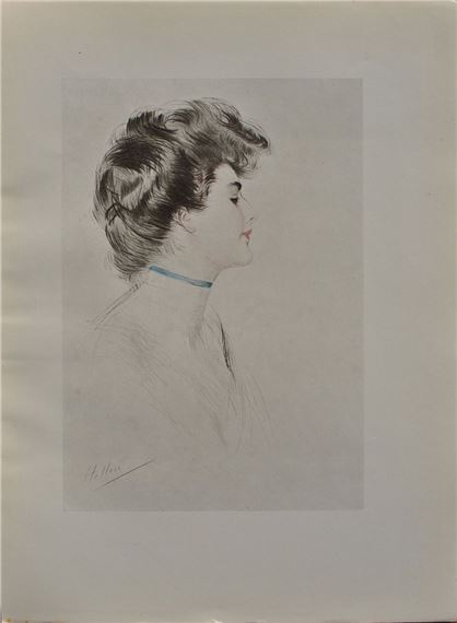 Paul César Helleu | The Neck Ribbon (1913) | MutualArt