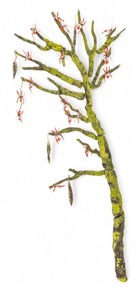 Debora Moore | Orchid Tree with Red and White Accents (2008) | MutualArt