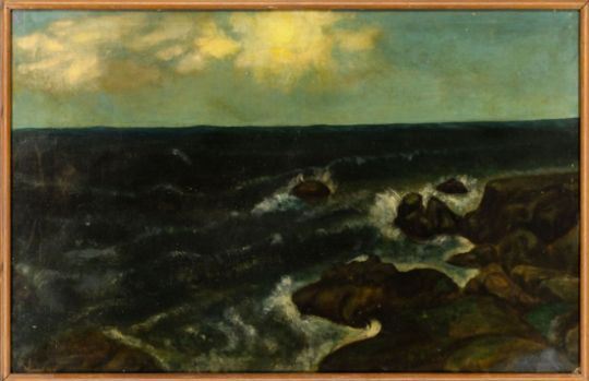 Walter Georgi | Rocks on the Seashore (1910) | MutualArt