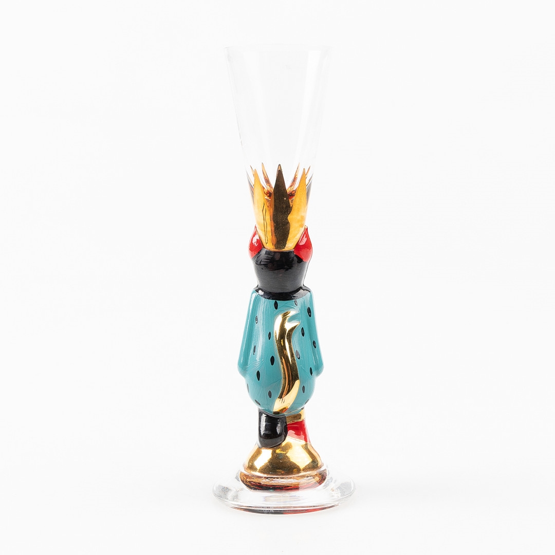 Gunnar Cyrén | Nobel, sk Djävulsglas, turkos, Orrefors (2008) | MutualArt