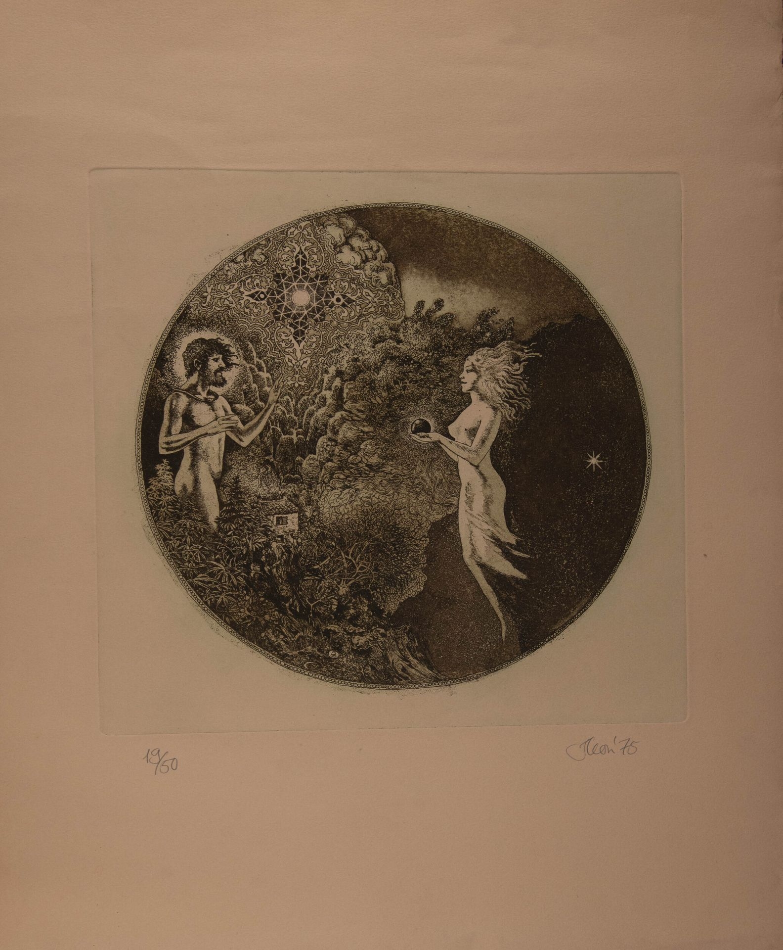 Jim Leon | Adam et Ève (1975) | MutualArt
