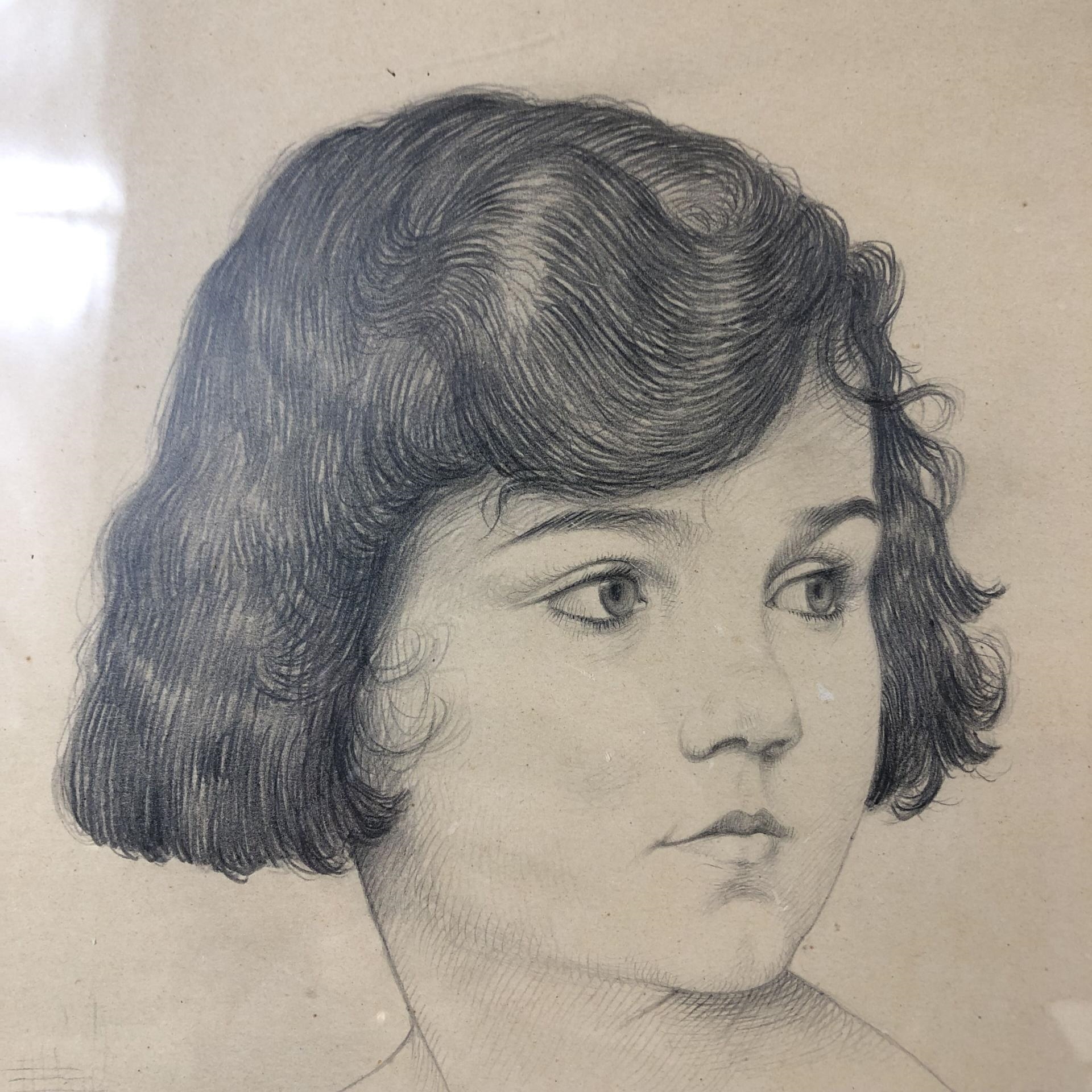 Jean Georges Simon | Portraits de jeunes filles (1922) | MutualArt