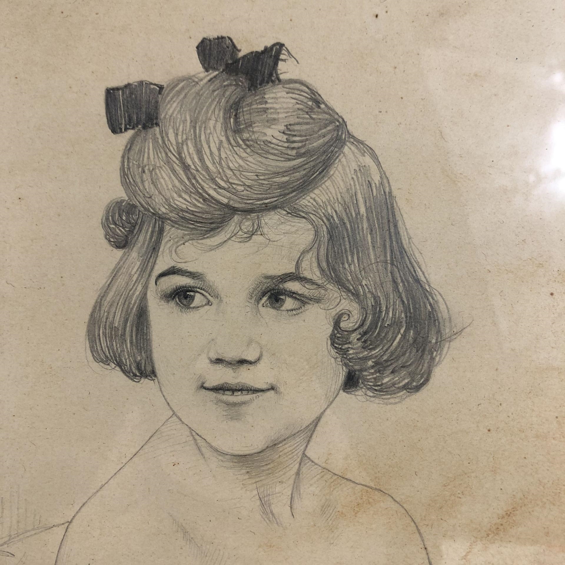 Jean Georges Simon | Portraits de jeunes filles (1922) | MutualArt