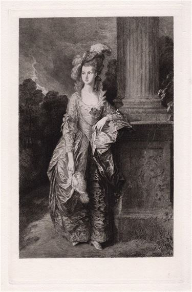 Thomas Gainsborough | The Hon. Mrs. Graham (1880) | MutualArt